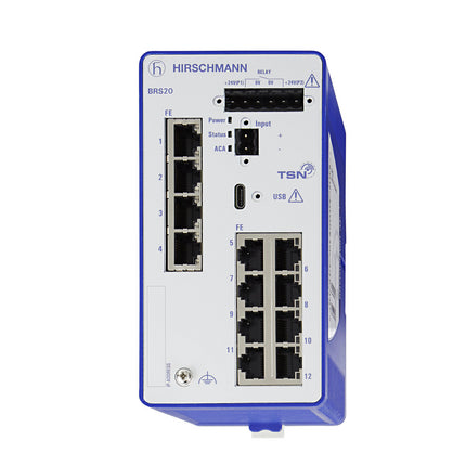 BRS20 Series - Managed Fast Ethernet Switches | IndustrialComms
