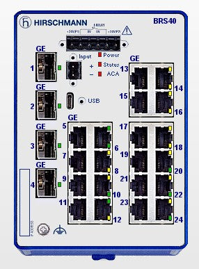 BRS40-0024OOOO-STCZ99HHSEA - 942170999-40H - Managed 24-port Switch (TW ...