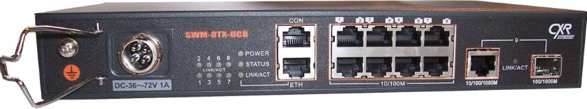 SWM-8TX-UCB - 8-Port Industry Grade Gigabit Ethernet Switch